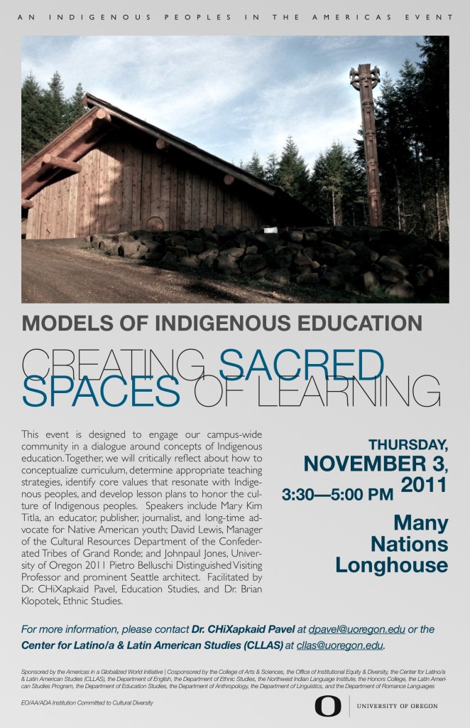 Models of Indigenous Education: Creating Sacred Spaces of Learning